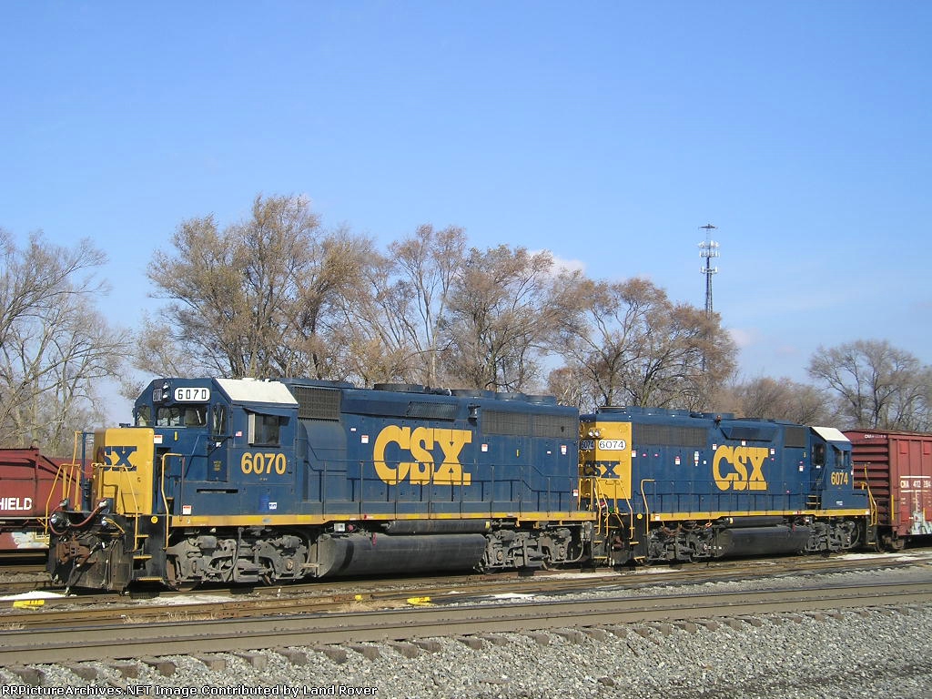CSXT 6070 & CSXT 6074 On CSX Y 101